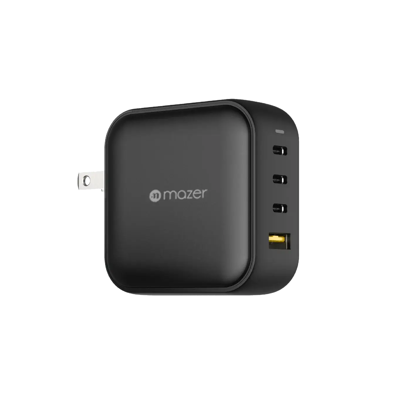 Mazer GaNPrestige V5 100W Gan Wall Charger with Travel Pins (4 Ports ...
