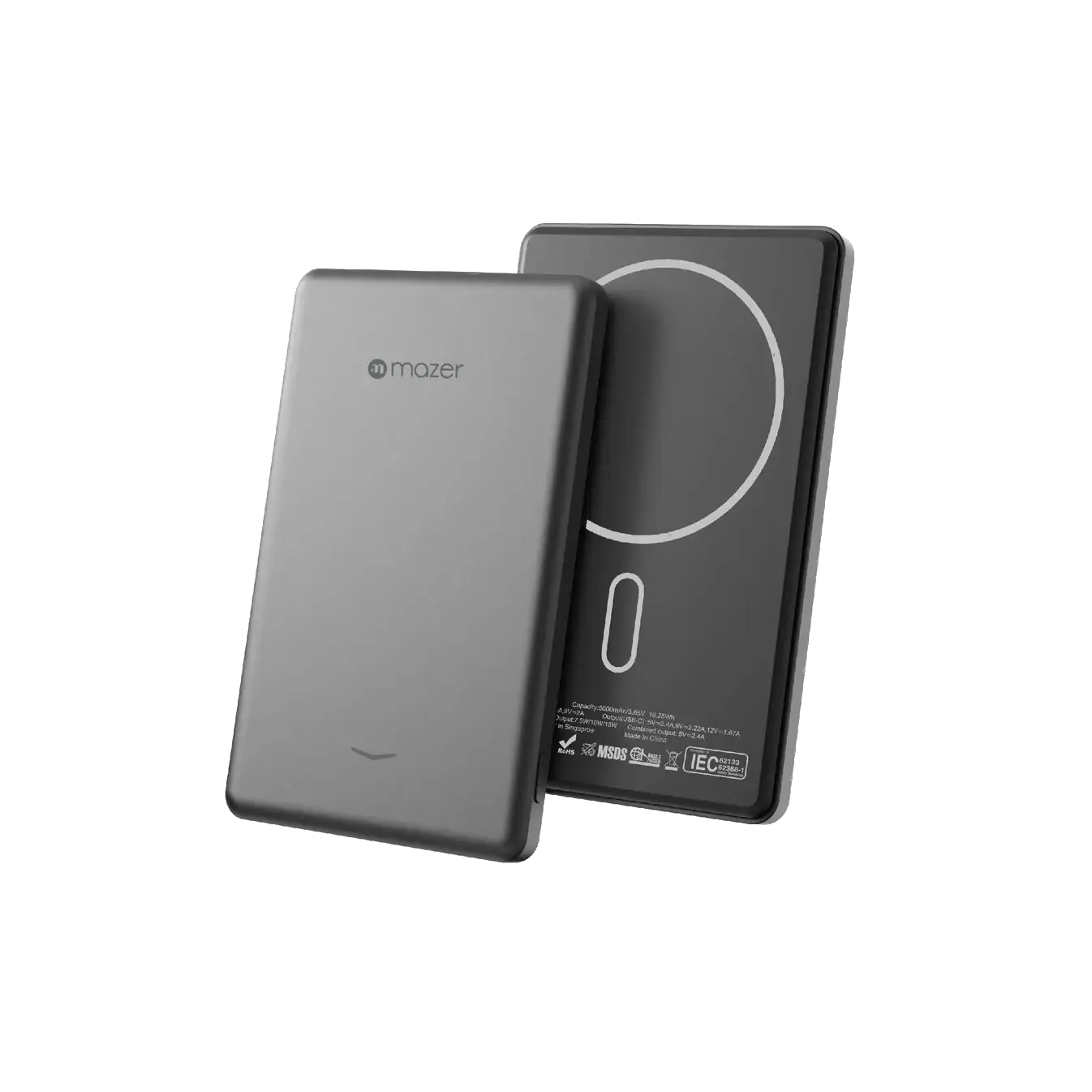 Mazer MagAir19 5000mAh Magnetic Wireless Power Bank - MobileRelation